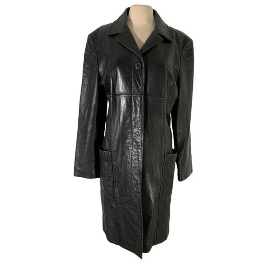 Vintage Express Leather Jacket Size Large - Etsy