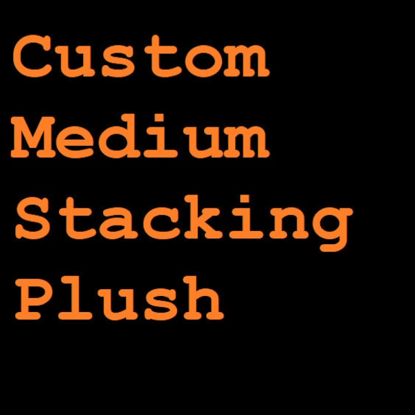 Stackable Plush - Etsy