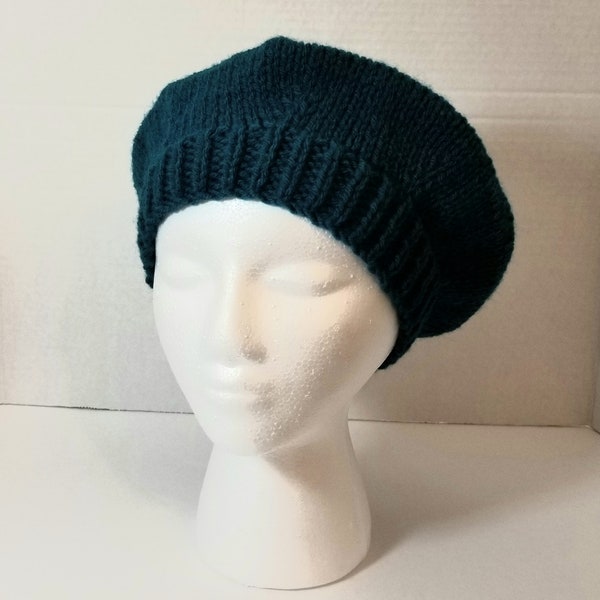 Knitted Tam Hat - Etsy