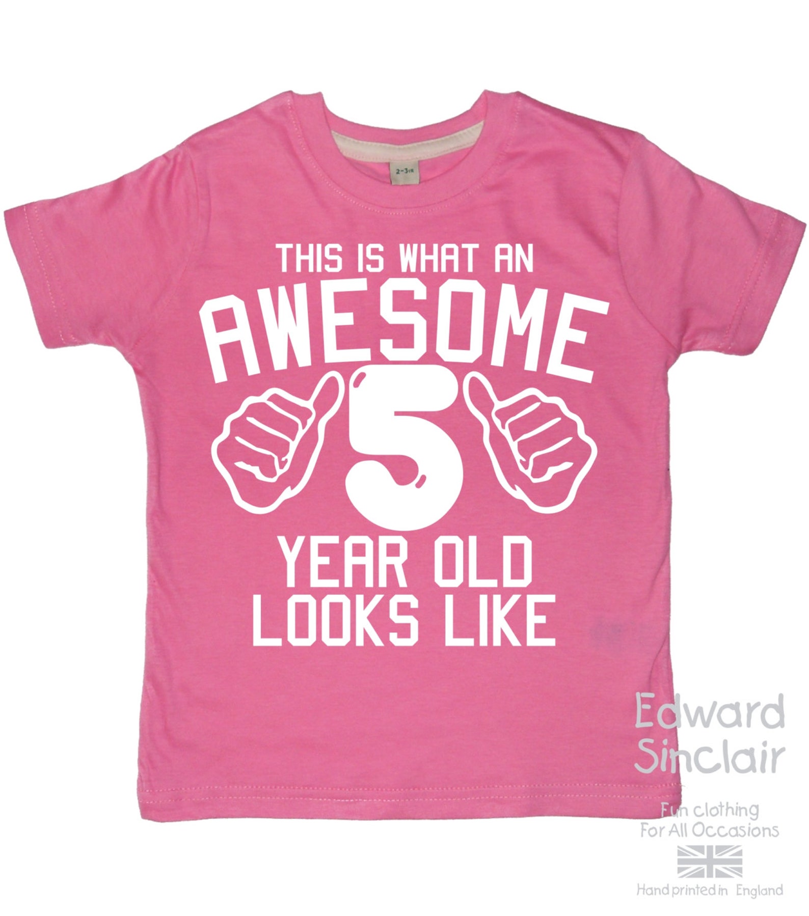 This Is What An Awesome 5 Year Old Looks Like Girls 5th Birthday T this-is-what-an-awesome-5-year-old-looks-like-girls-5th-birthday-t