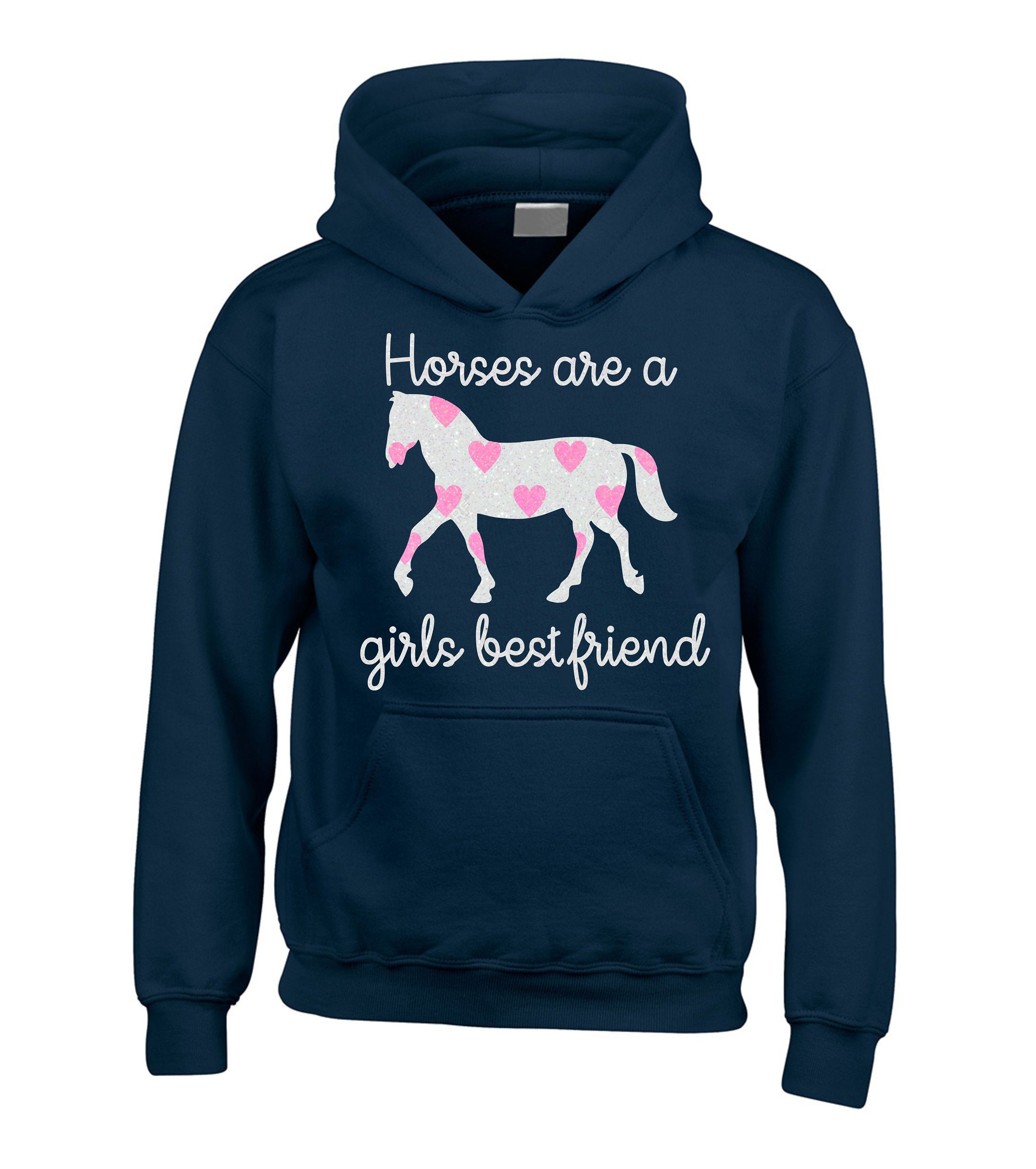 Children's Horse Hoodie Equestrian Hoodie Horses Are a Girls Best ...