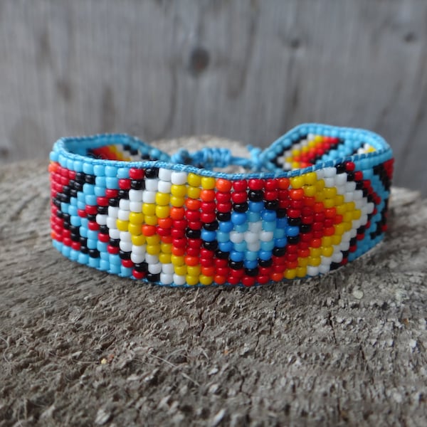 Native American Beaded Bracelets - Etsy
