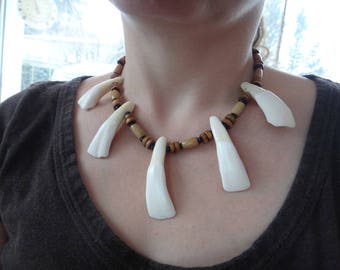 Buffalo Tooth Necklace - Etsy