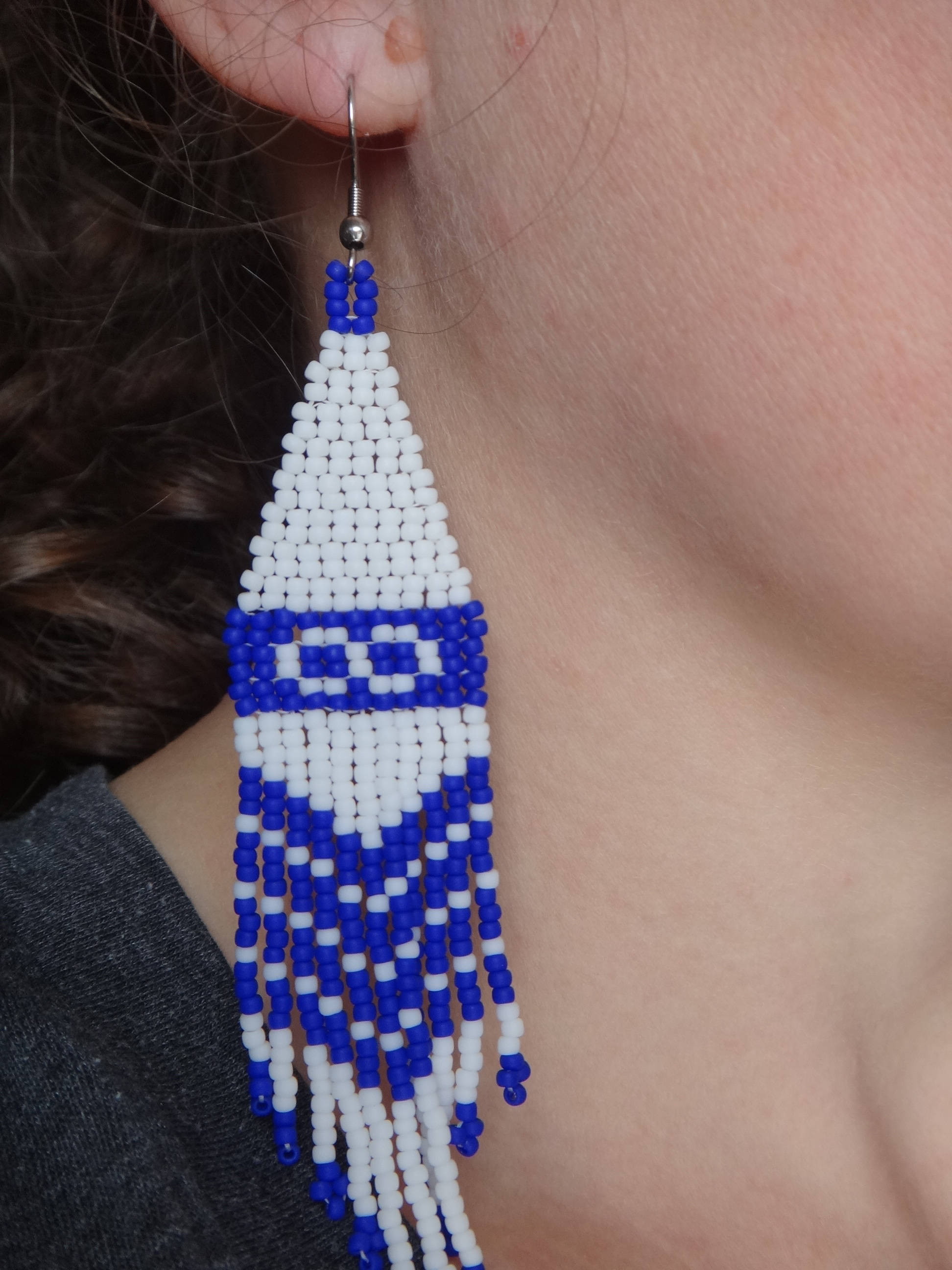 Metis Nation... Beaded earrings. Native American. First | Etsy