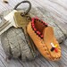 Moccasin Keychain Native American. Deer Leather or Moose Leather ...