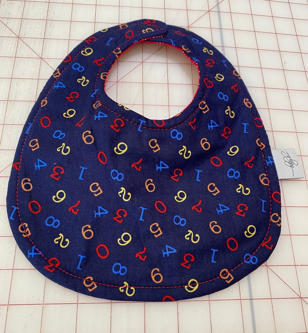 Numbers Bib - With Red Dot Back - Etsy