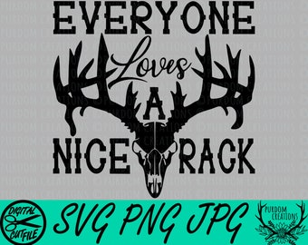 Nice Rack Christmas Svg - Etsy