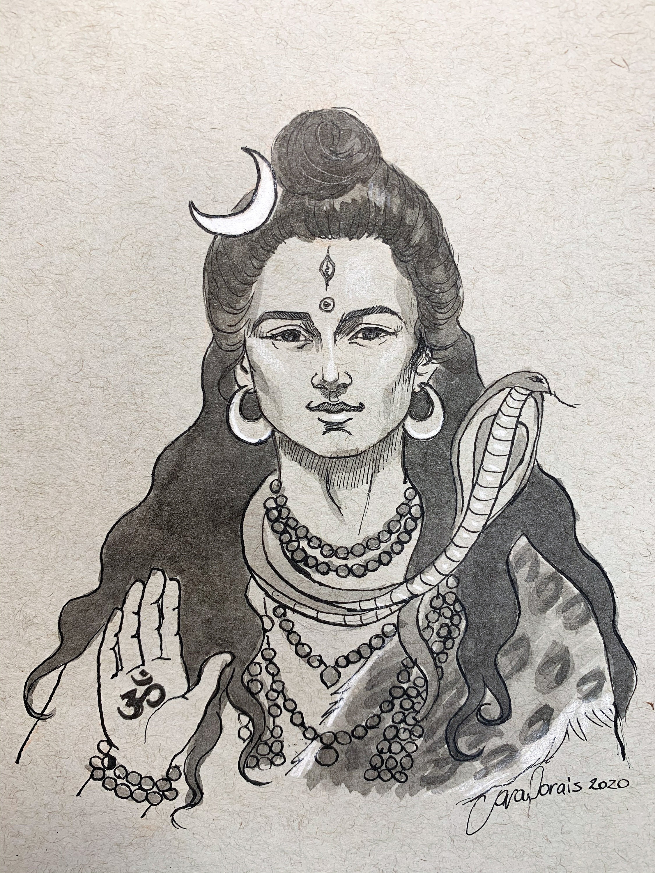 Easy Pencil Drawings Of Lord Shiva