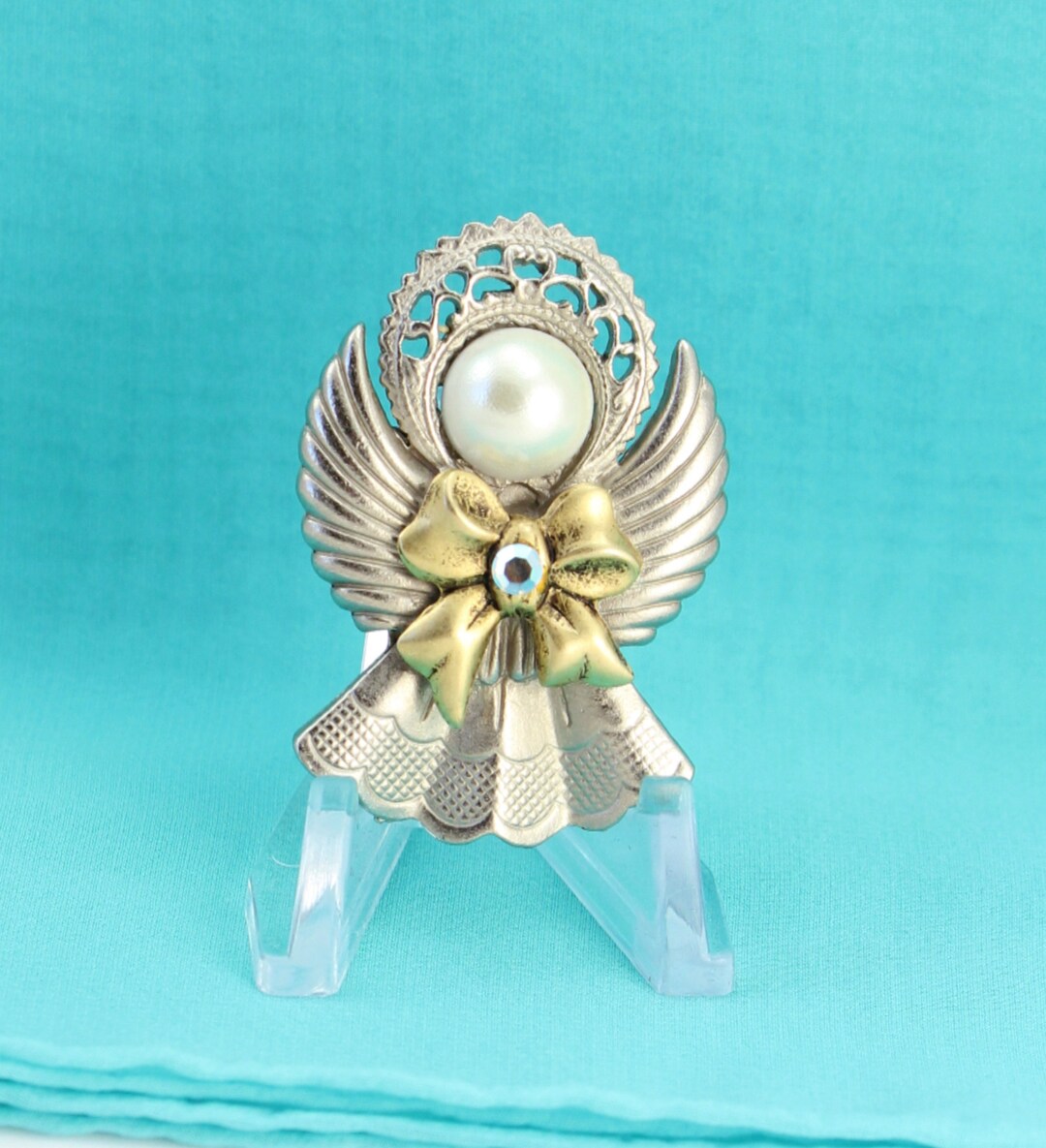 Designer JAC WIN 90s Sweet Guardian ANGEL Pin; Jackie Miller; Disaster ...