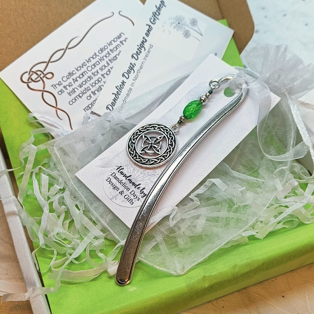 Celtic Knot Bookmark Gift Set, Celtic Gift, Outlander Gift, Letterbox ...