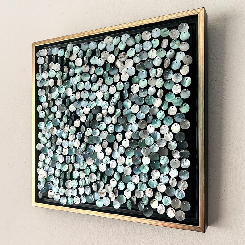 Whimsical Office Wall Decor, Dynamic Mussel Shell Kinetic Wall Art in ...