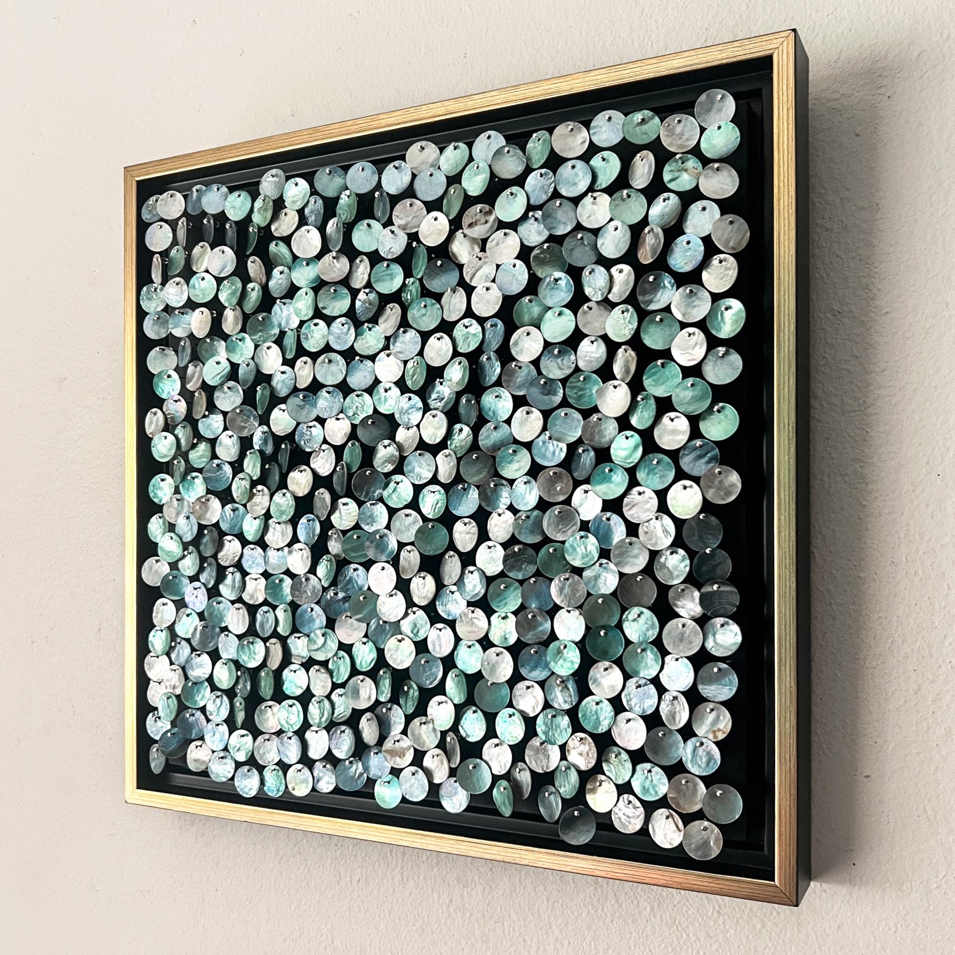 Whimsical Office Wall Decor, Dynamic Mussel Shell Kinetic Wall Art in ...