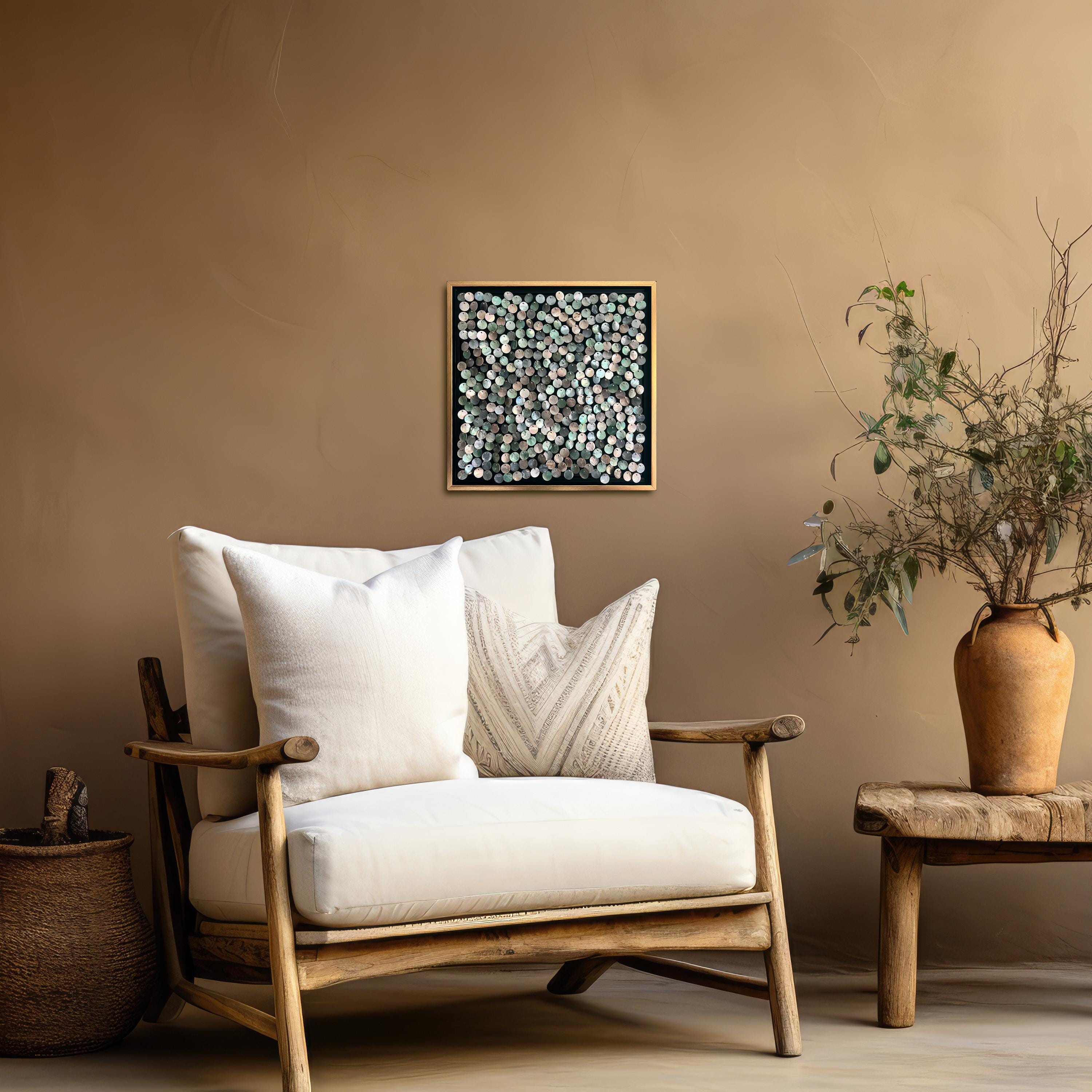 Whimsical Office Wall Decor, Dynamic Mussel Shell Kinetic Wall Art in ...