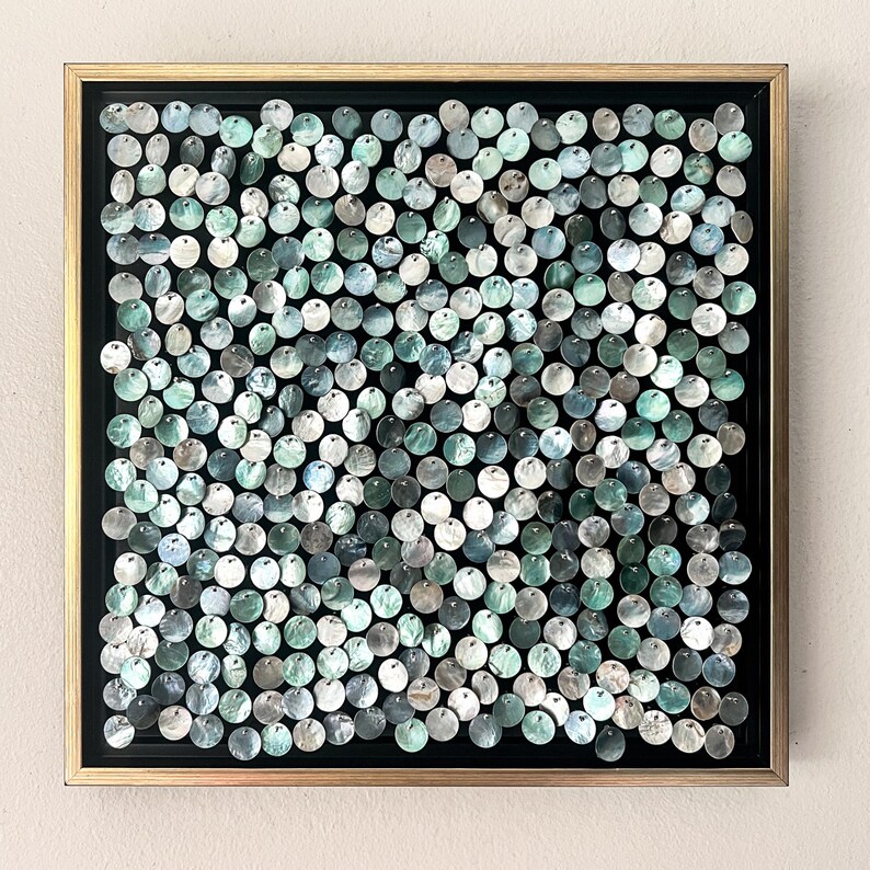 Whimsical Office Wall Decor, Dynamic Mussel Shell Kinetic Wall Art in ...