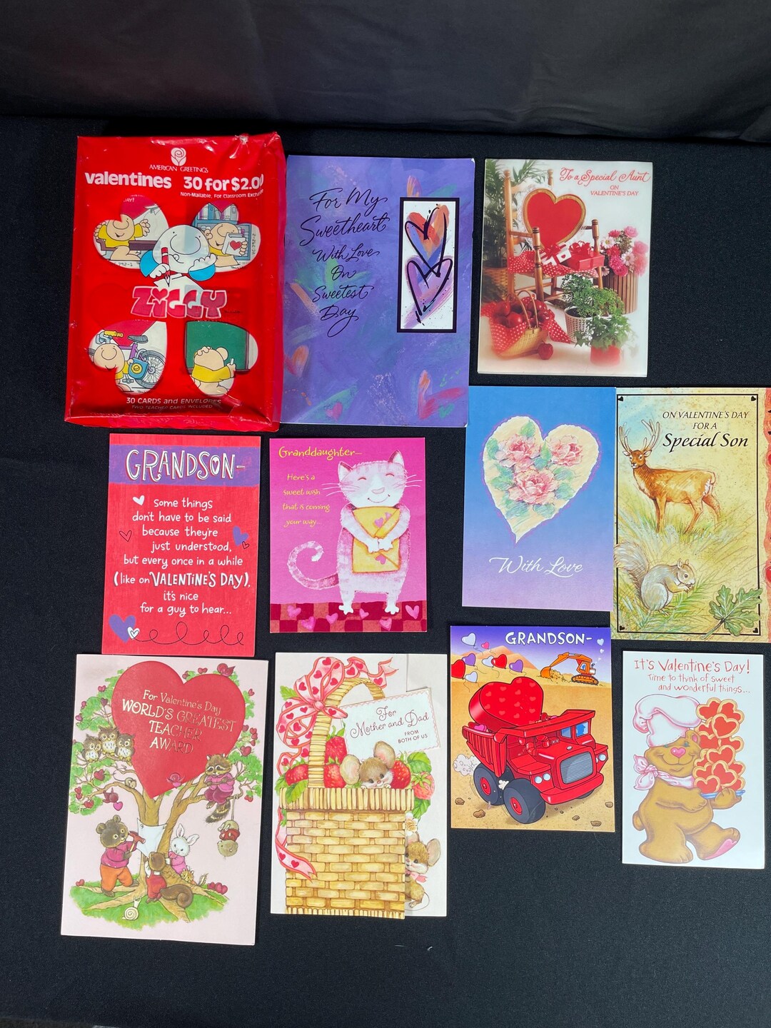 Vintage Valentine’s Day Cards, Ziggy Valentine Cards 30 Pack, Classroom ...