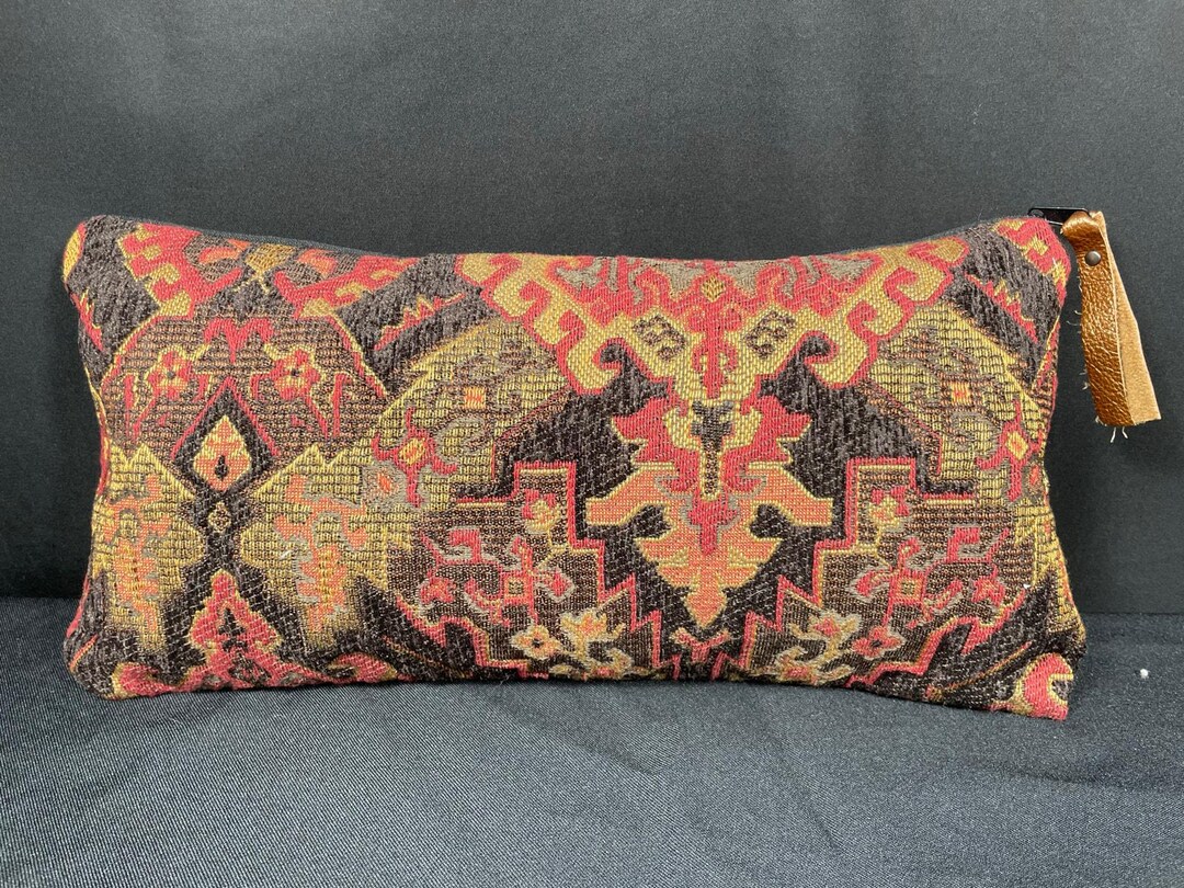 Unique, Handmade Tapestry Bag, Clutch, Created With Designer Upholstery ...