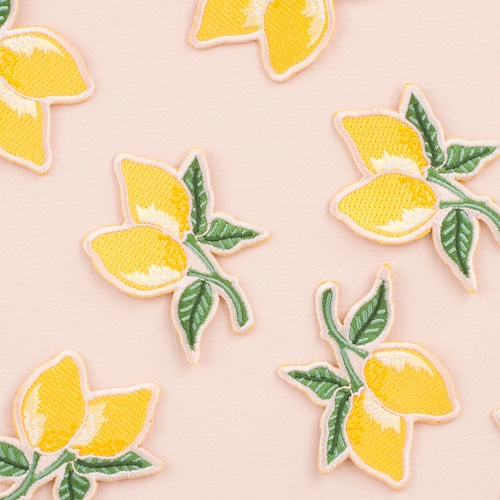Lemon Slice Iron on Patch - Etsy