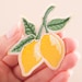 Lemons Embroidered Iron-on Patch | Nature Patch | Lemon Patch | Lemon ...