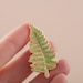 Fern Enamel Pin | Plant Lapel Pin | Hard Enamel Pin | Gold Enamel Pin ...