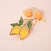 Lemons Enamel Pin Lapel Pin Hard Enamel Pin Gold Enamel - Etsy