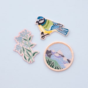 Any 2 Nature Embroidered Patches | Patch Deal | Nature Inspired ...
