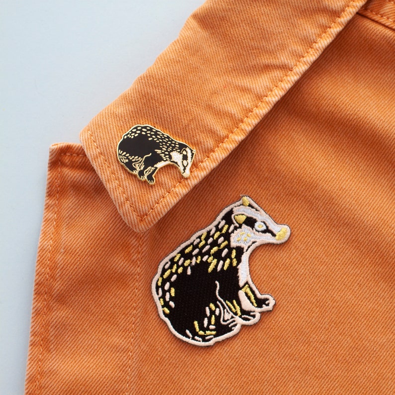 Patch & Pin Deal Matching Pin and Embroidered Patch - Etsy UK