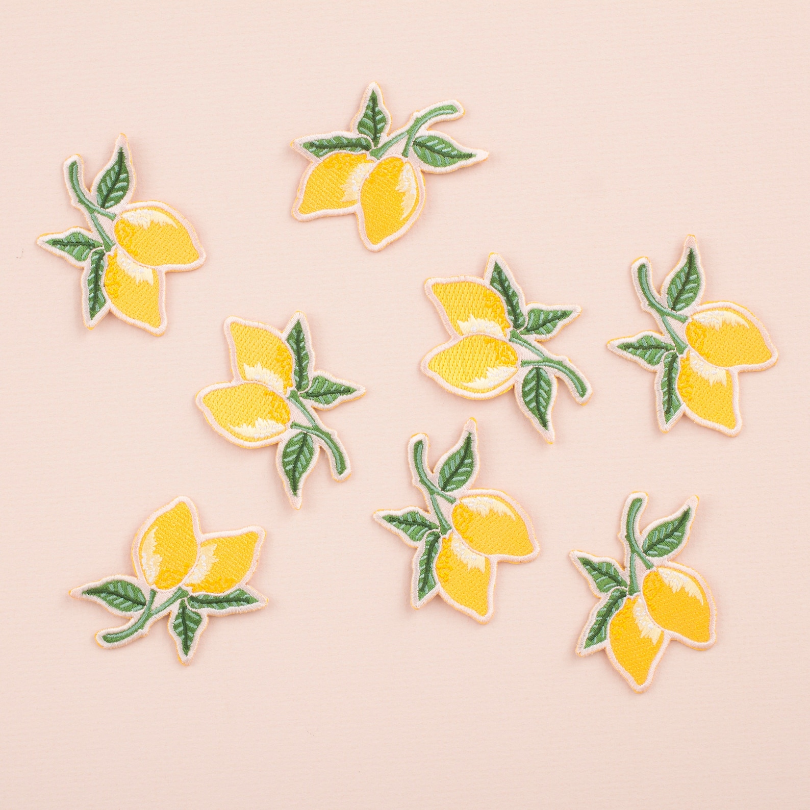 Lemons Embroidered Iron-on Patch | Nature Patch | Lemon Patch | Lemon ...