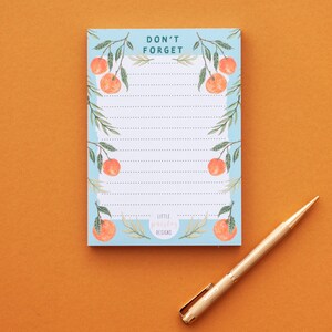 Clementine 'don't Forget' to Do List Notepad | A6 Deskpad | to Do List ...