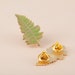 Fern Enamel Pin | Plant Lapel Pin | Hard Enamel Pin | Gold Enamel Pin ...