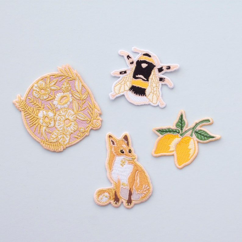 Any 2 Nature Embroidered Patches Patch Deal Nature - Etsy UK
