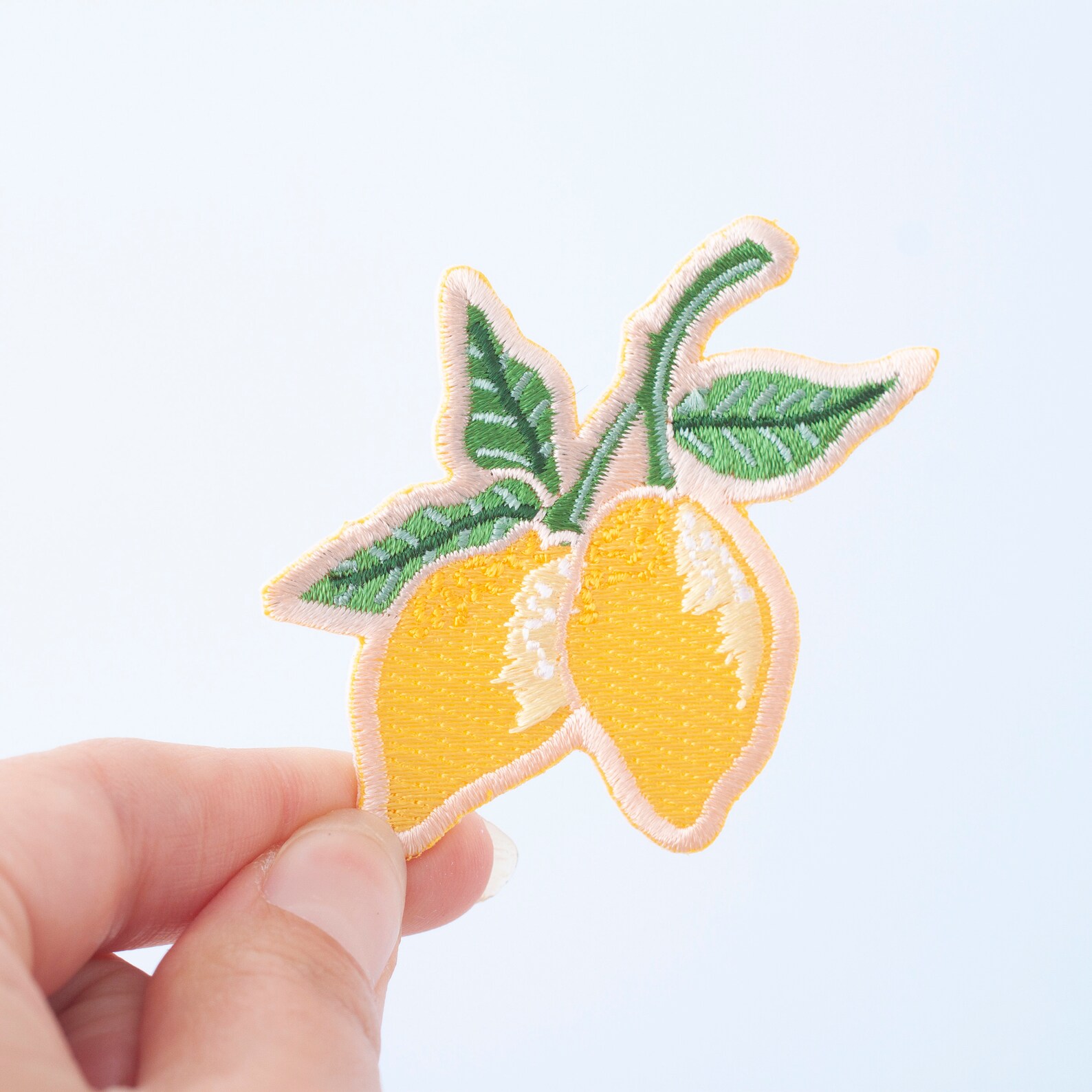 Lemons Embroidered Iron-on Patch | Nature Patch | Lemon Patch | Lemon ...