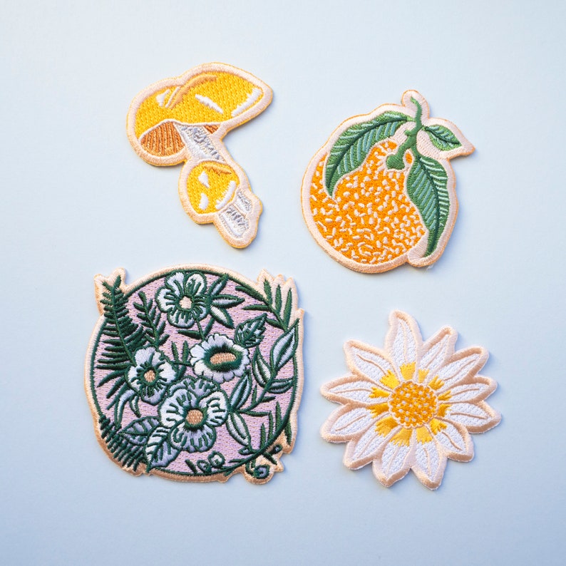 Any 2 Nature Embroidered Patches Patch Deal Nature - Etsy