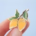 Lemons Enamel Pin Lapel Pin Hard Enamel Pin Gold Enamel - Etsy