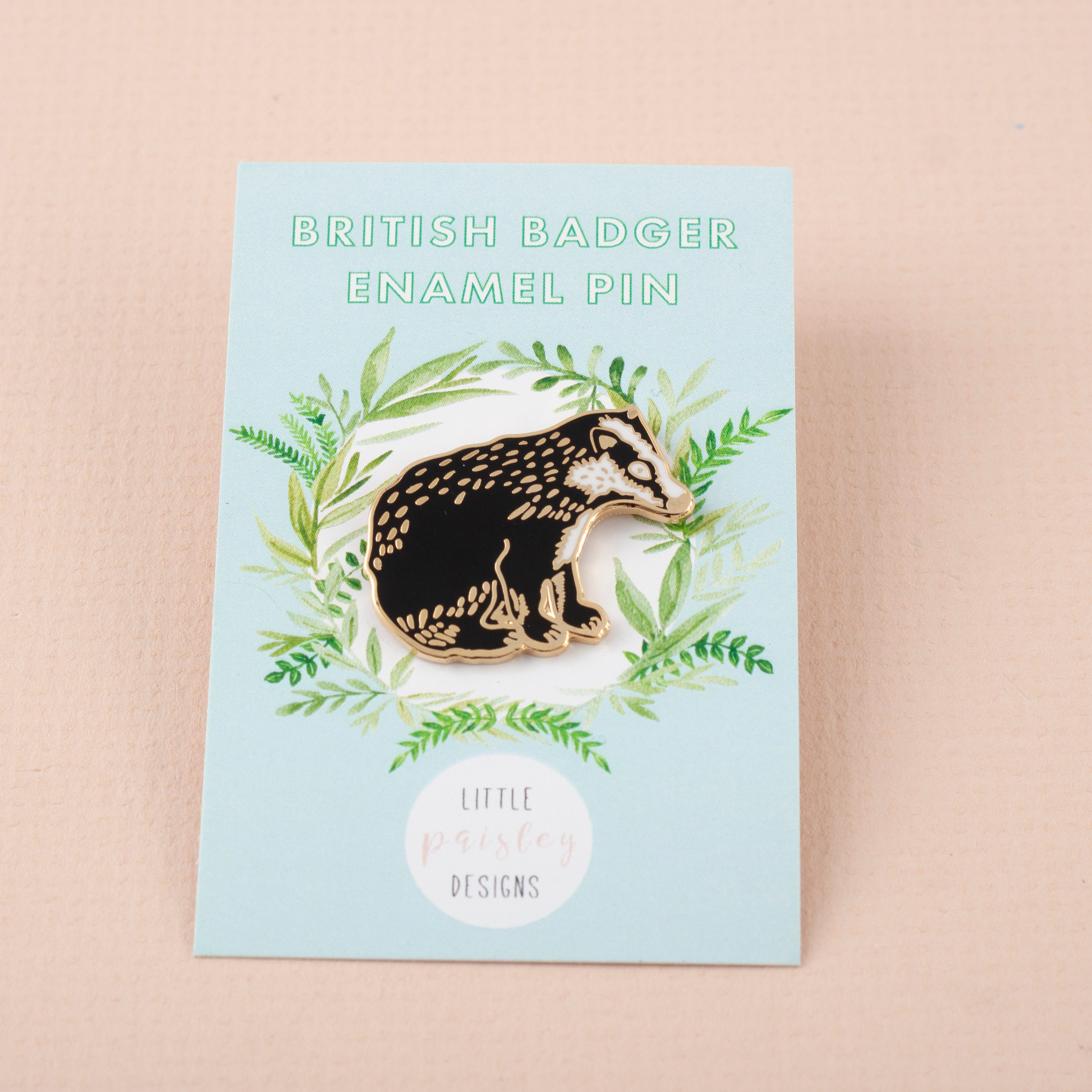 British Badger Enamel Pin Pin Badge Hard Enamel Pin Gold - Etsy Canada