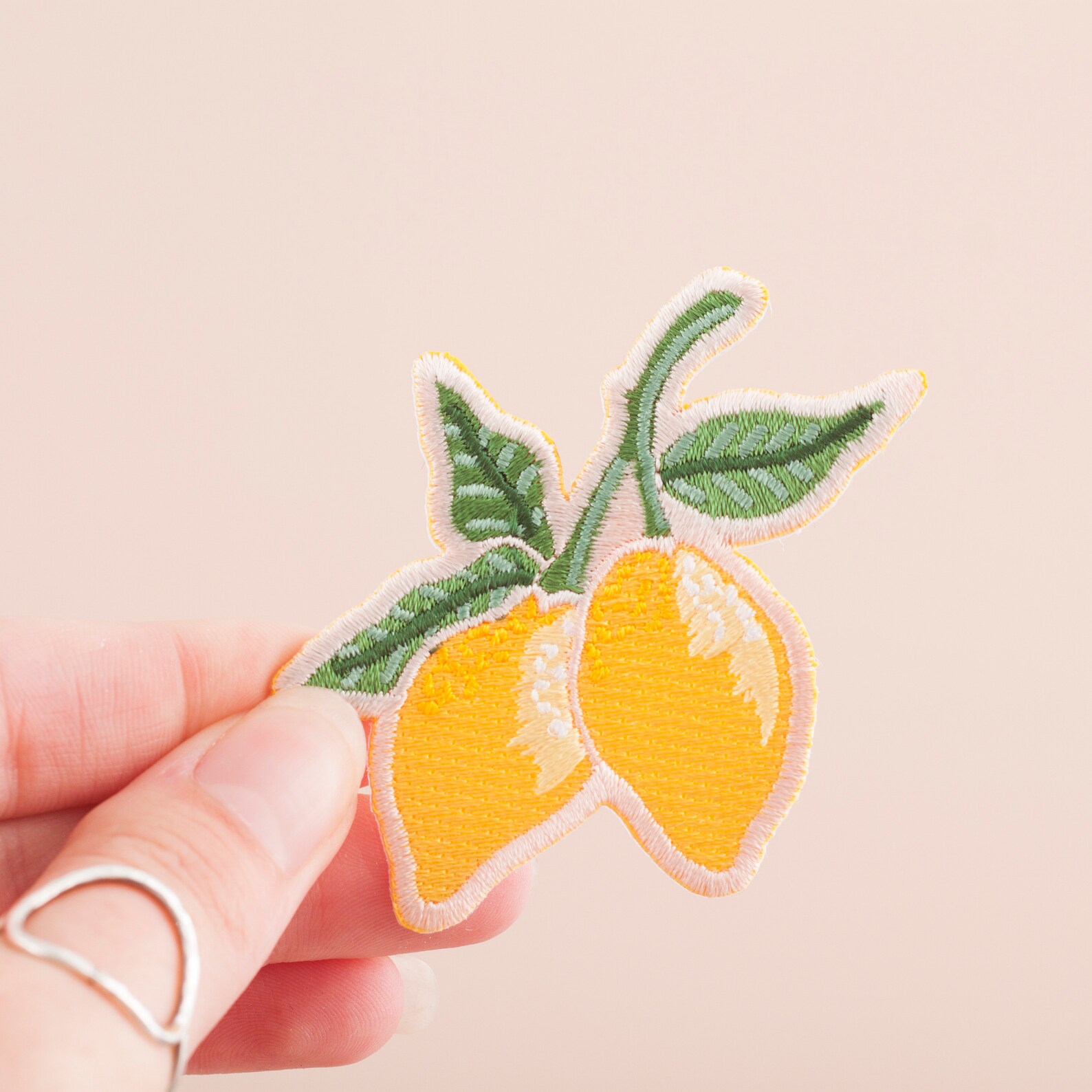 Lemons Embroidered Iron-on Patch | Nature Patch | Lemon Patch | Lemon ...