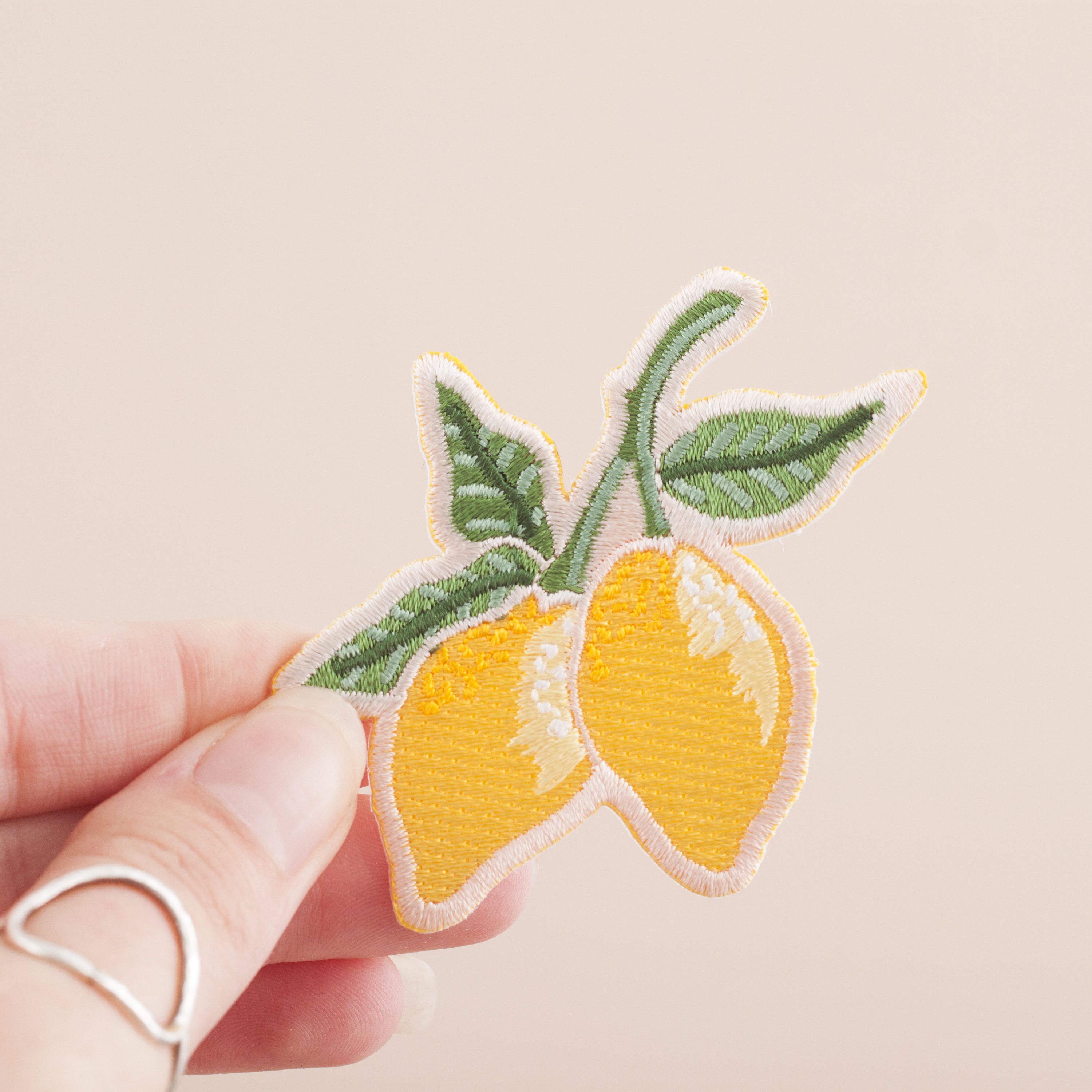 Lemons Embroidered Iron-on Patch | Nature Patch | Lemon Patch | Lemon ...