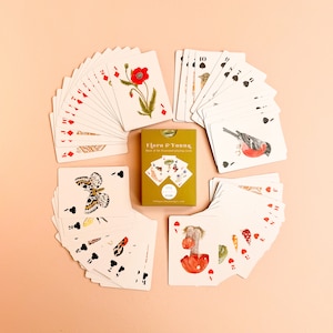 Flora & Fauna Playing Card Pack | Deck of 54 Cards | British Nature ...