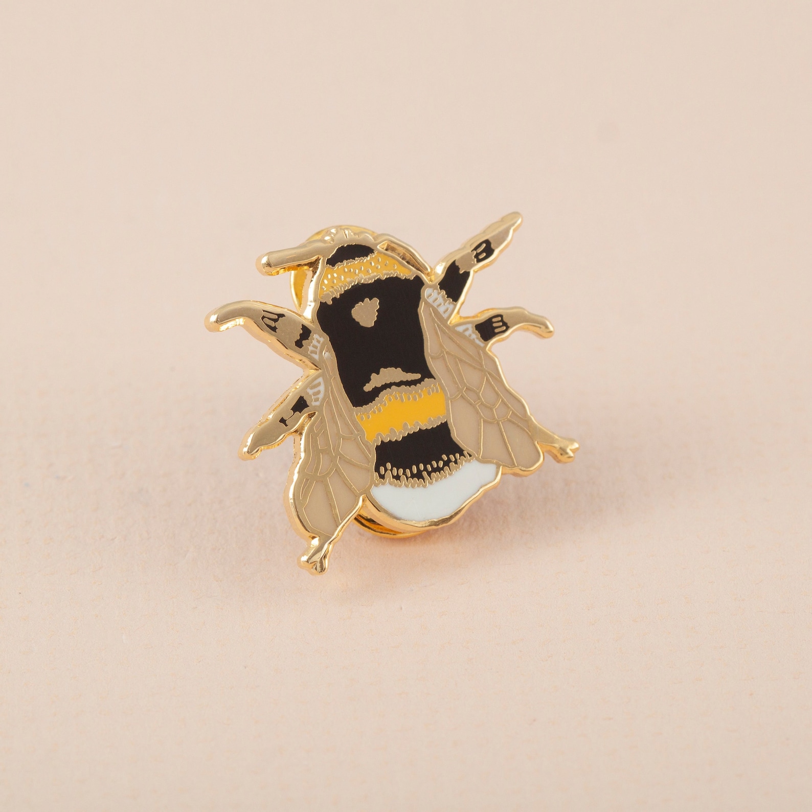 British Bee Enamel Pin Pin Badge Hard Enamel Pin Gold - Etsy