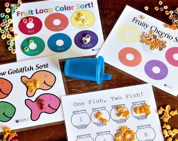 Preschool Color Matching & Counting Materials, Toddler Learning ...