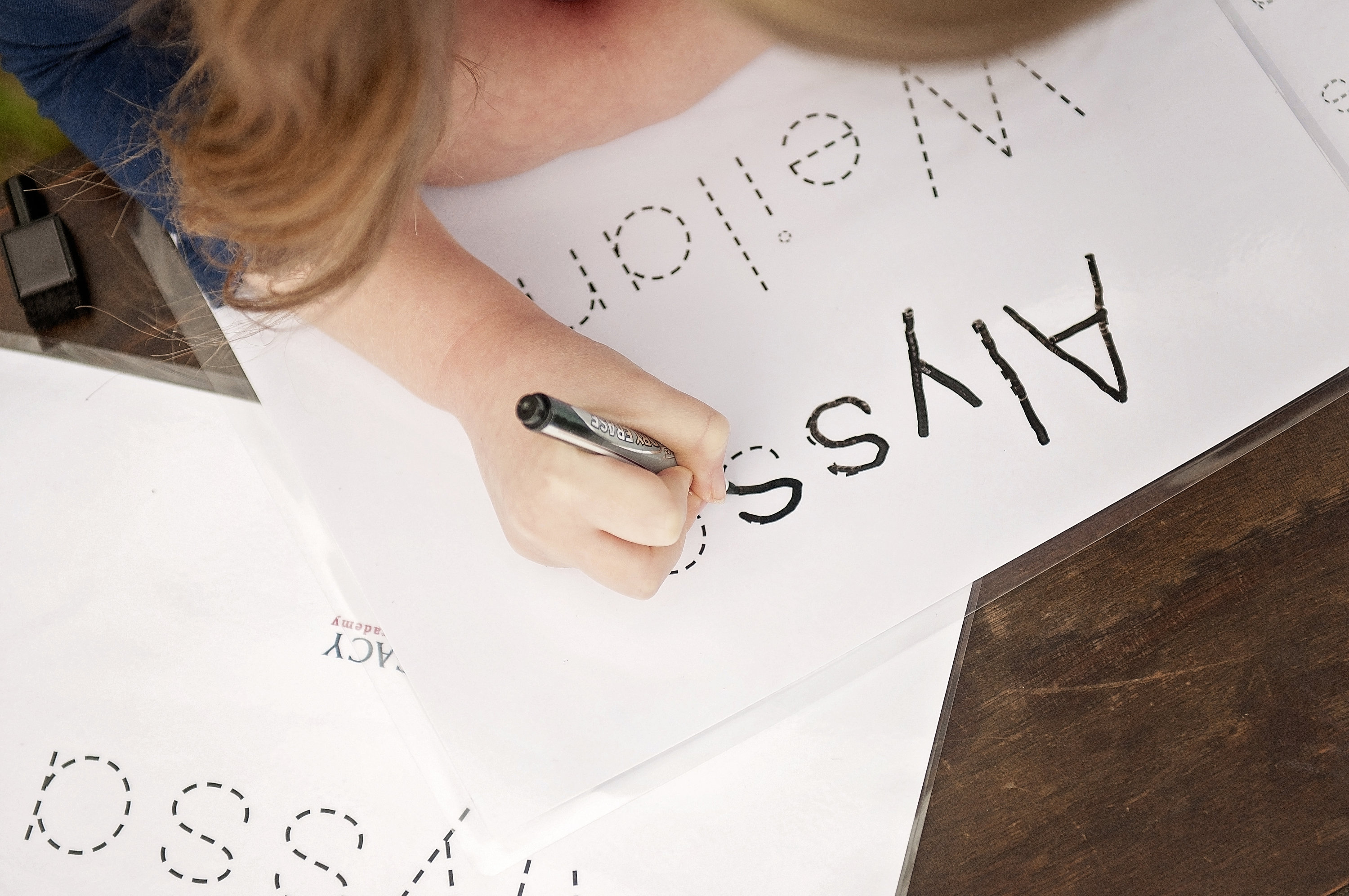 Name Tracing Template Homeschool Learning Materials | Etsy