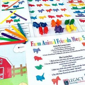 Color Matching Preschool Learning Toy, Farm Animals Toys, Toddler ...