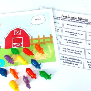 Color Matching Preschool Learning Toy, Farm Animals Toys, Toddler ...