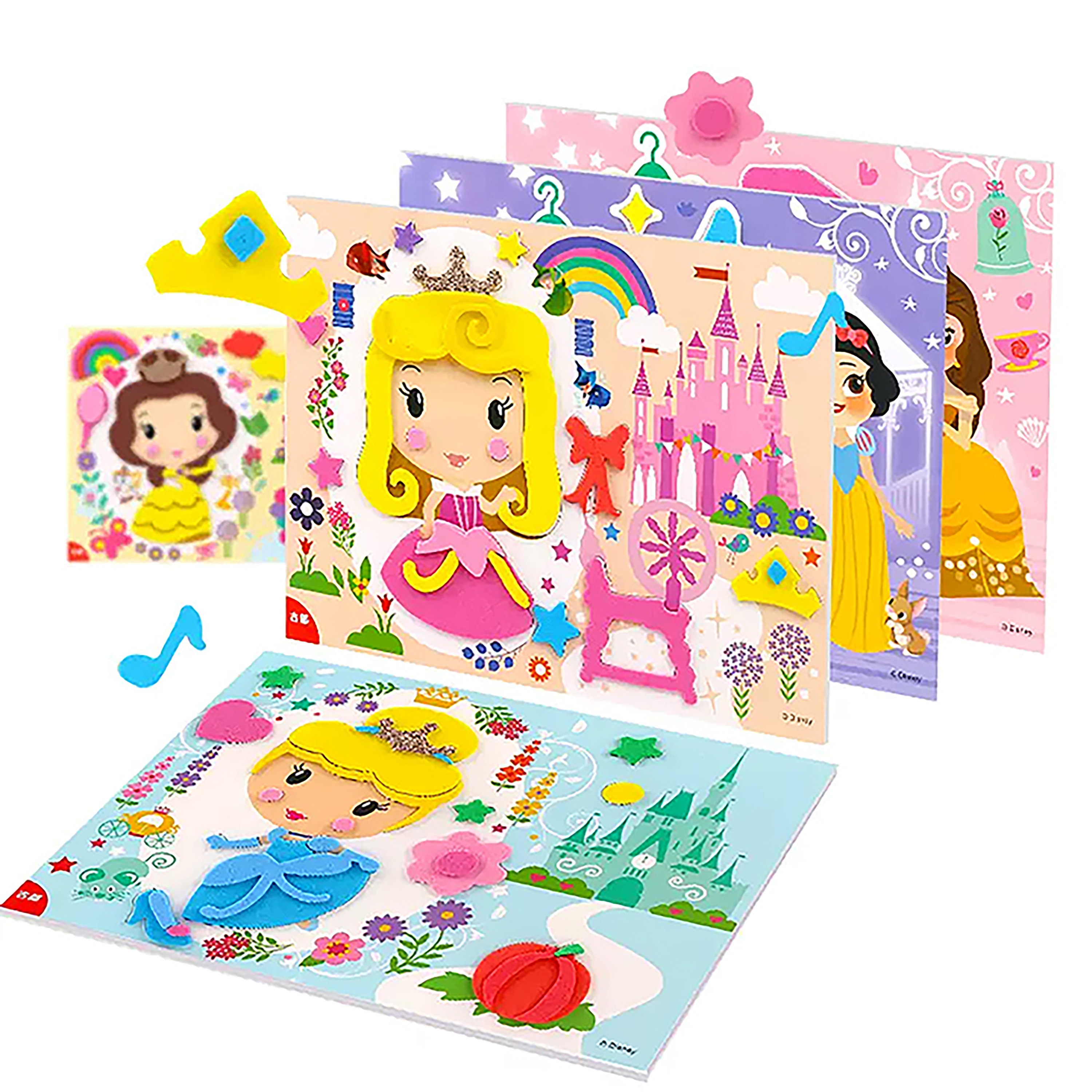 3D Princess EVA Foam Sticker Puzzle: Kids' Art Craft Kit - Etsy