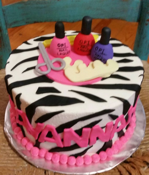 Nail Polish Cake Toppers