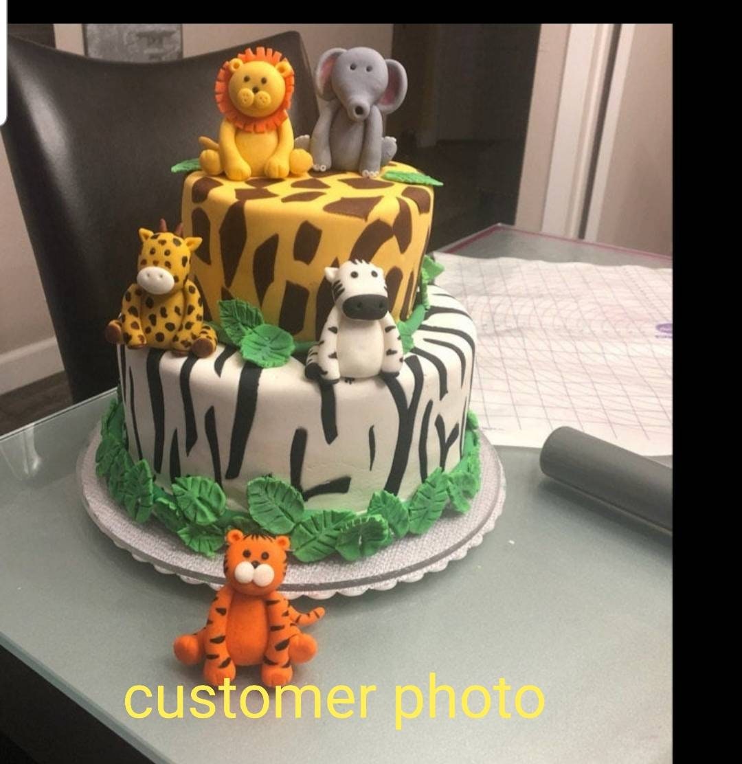 Jungle Safari Cake Topper Set | Etsy