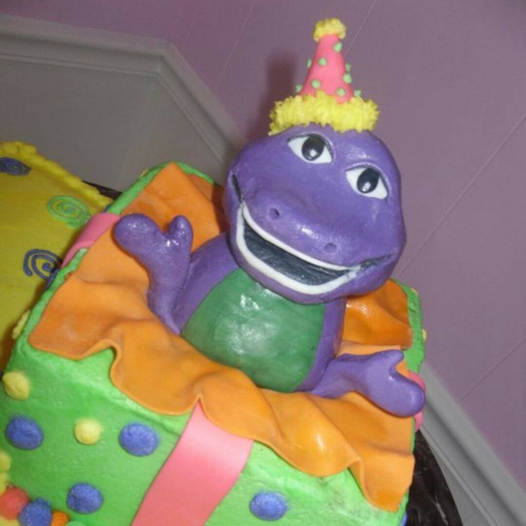 Fondant Barney Cakes