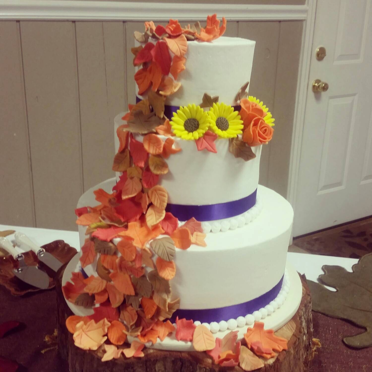 Handmade Edible Fondant Fall Leaves Cake Cupcake Toppers | Etsy