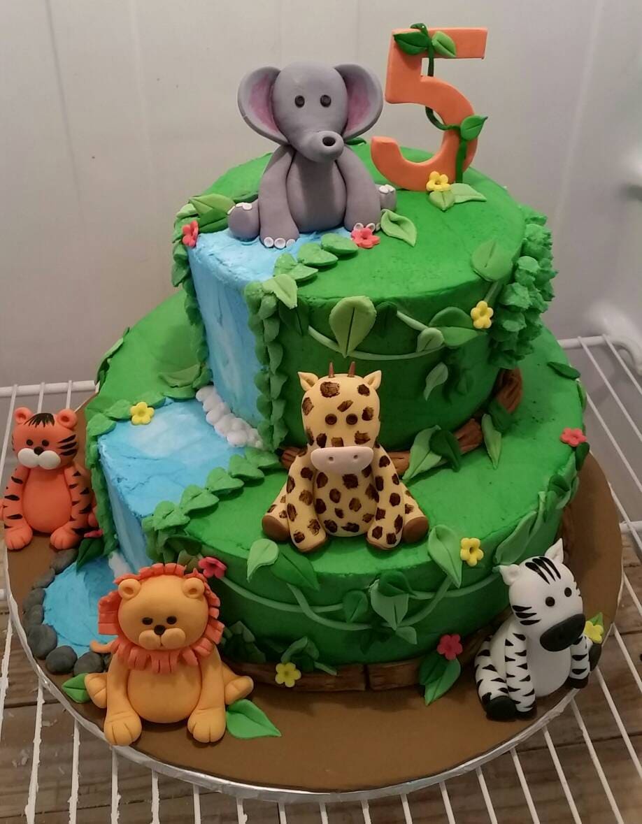 Jungle Safari Cake Topper Set - Etsy