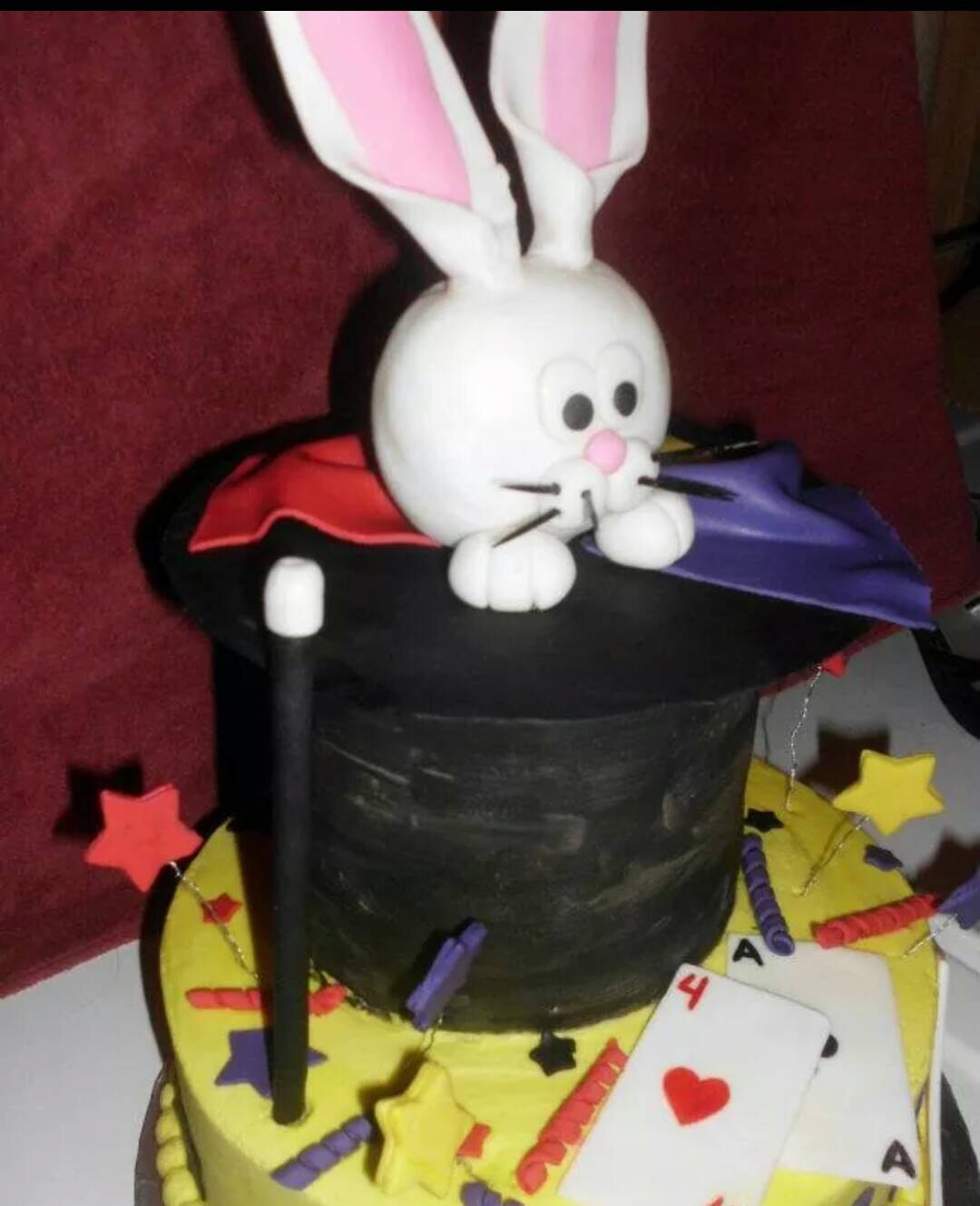 Handmade Fondant Magic Show Cake Topper Set - Etsy