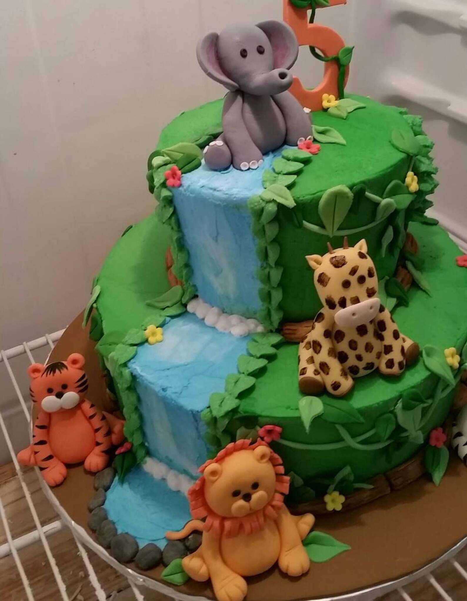 Jungle Safari Cake Topper Set - Etsy
